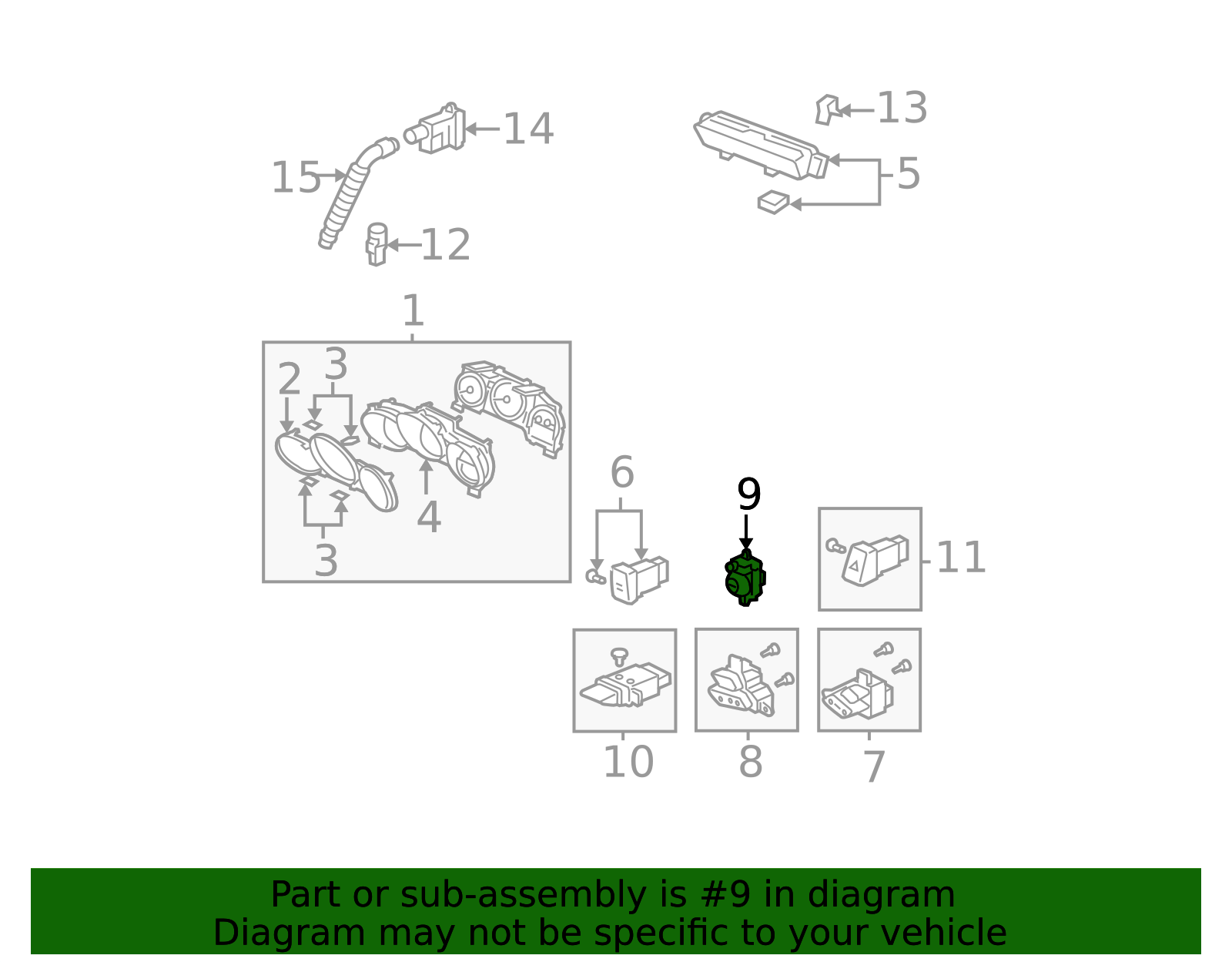 35190-SEP-A11 - High-Quality Mirror Switch for 2004-2008 Acura TL ...