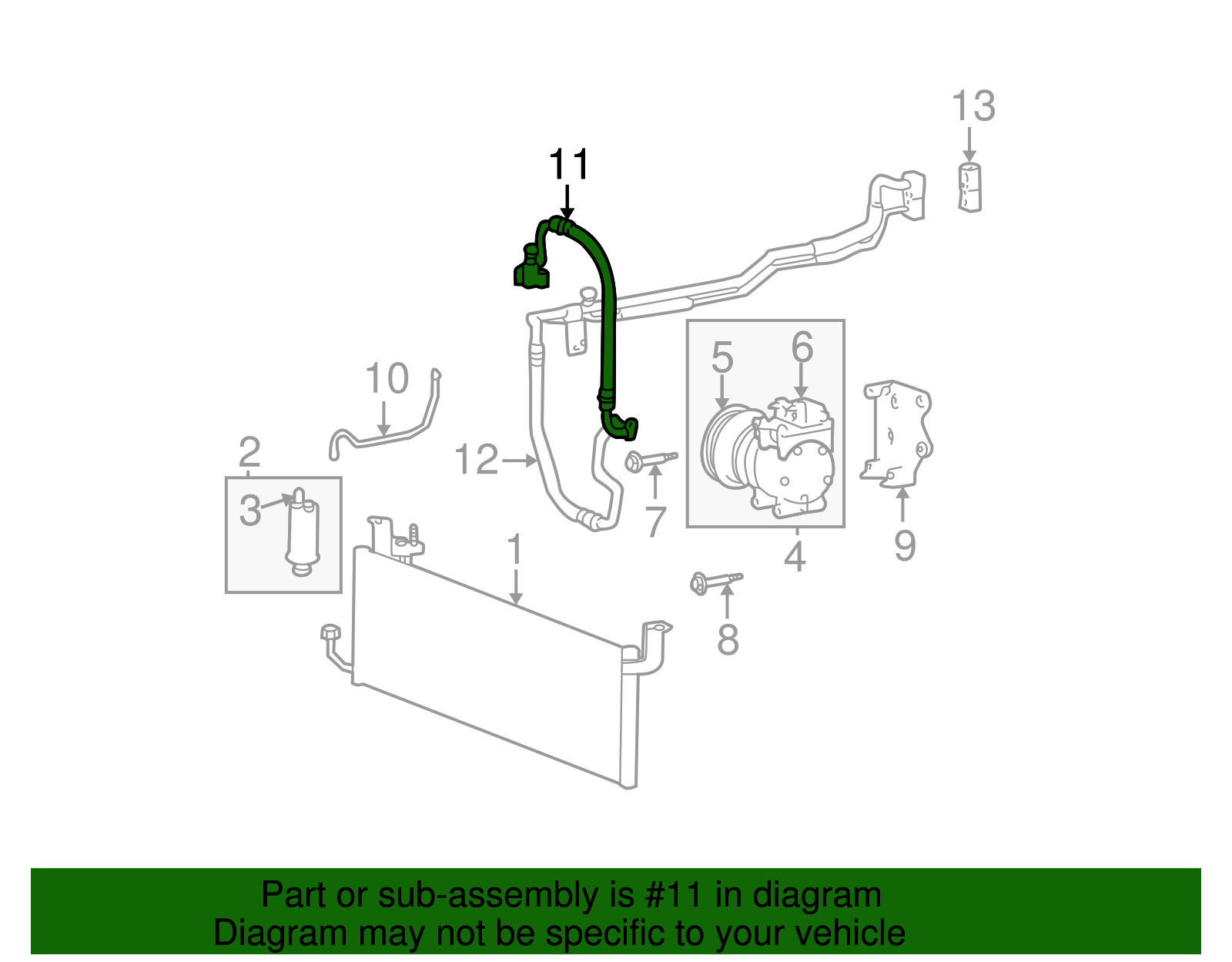 97762-3D000 - Discharge Hose - 2002-2004 Hyundai Sonata | World OEM ...