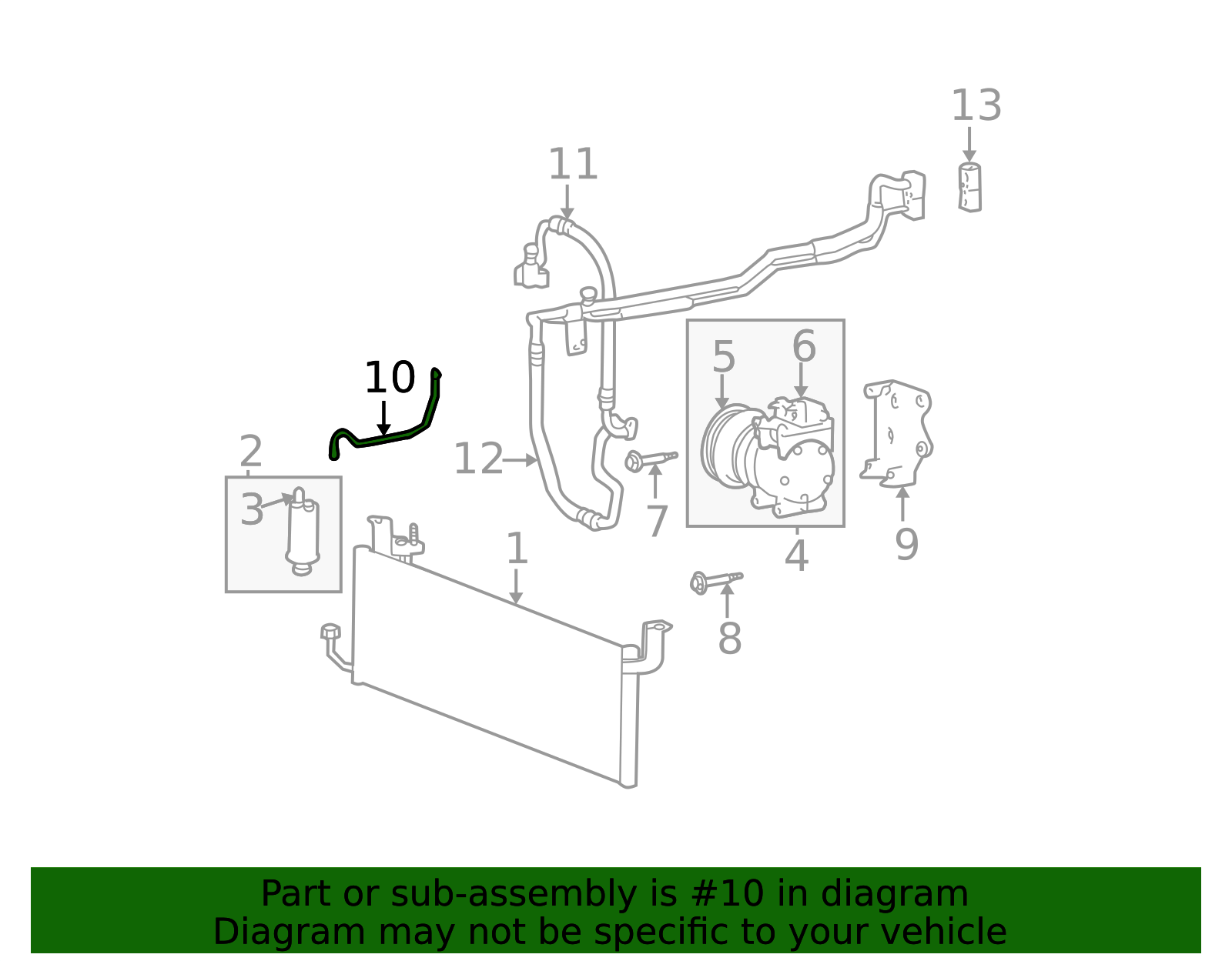 1999-2005 Hyundai AC Tube 97761-38090 | MotorMotor