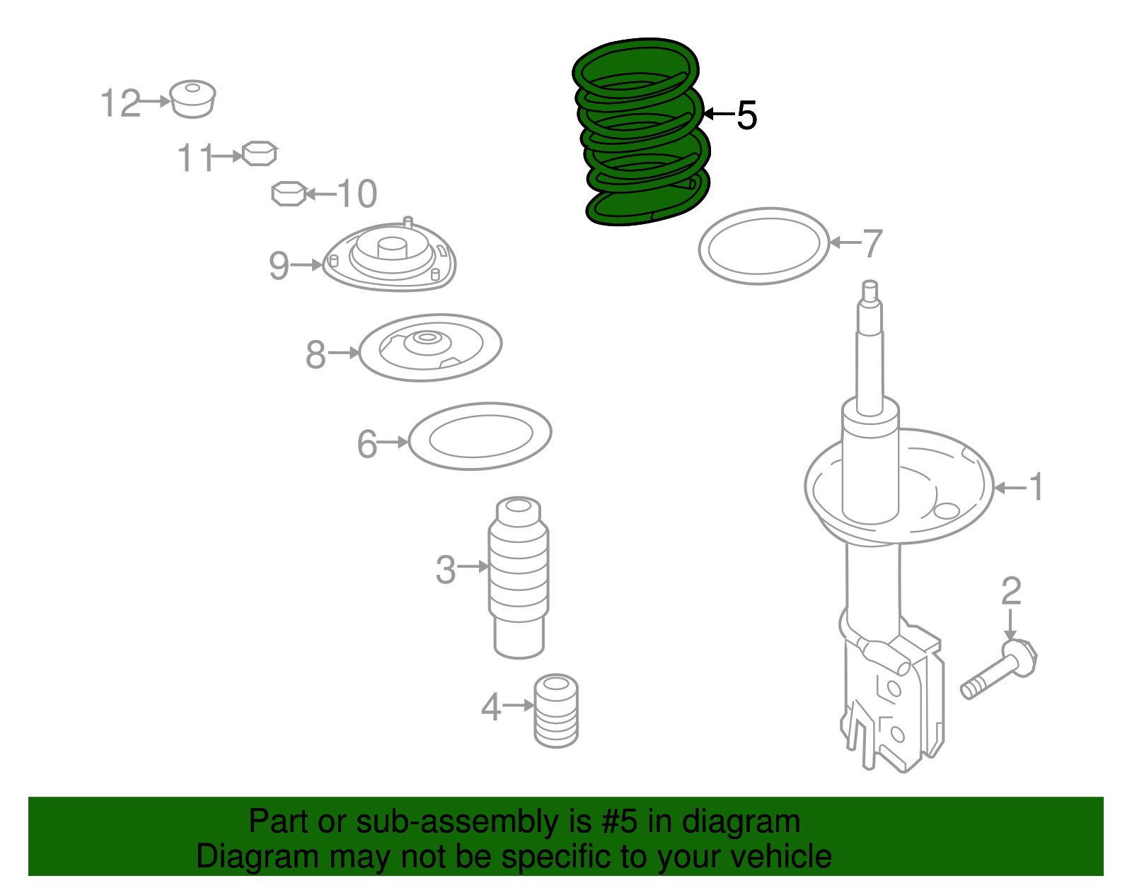 Hyundai - 54630-2Y30B - Coil Spring - 2013-2015 Hyundai Tucson | OEM ...