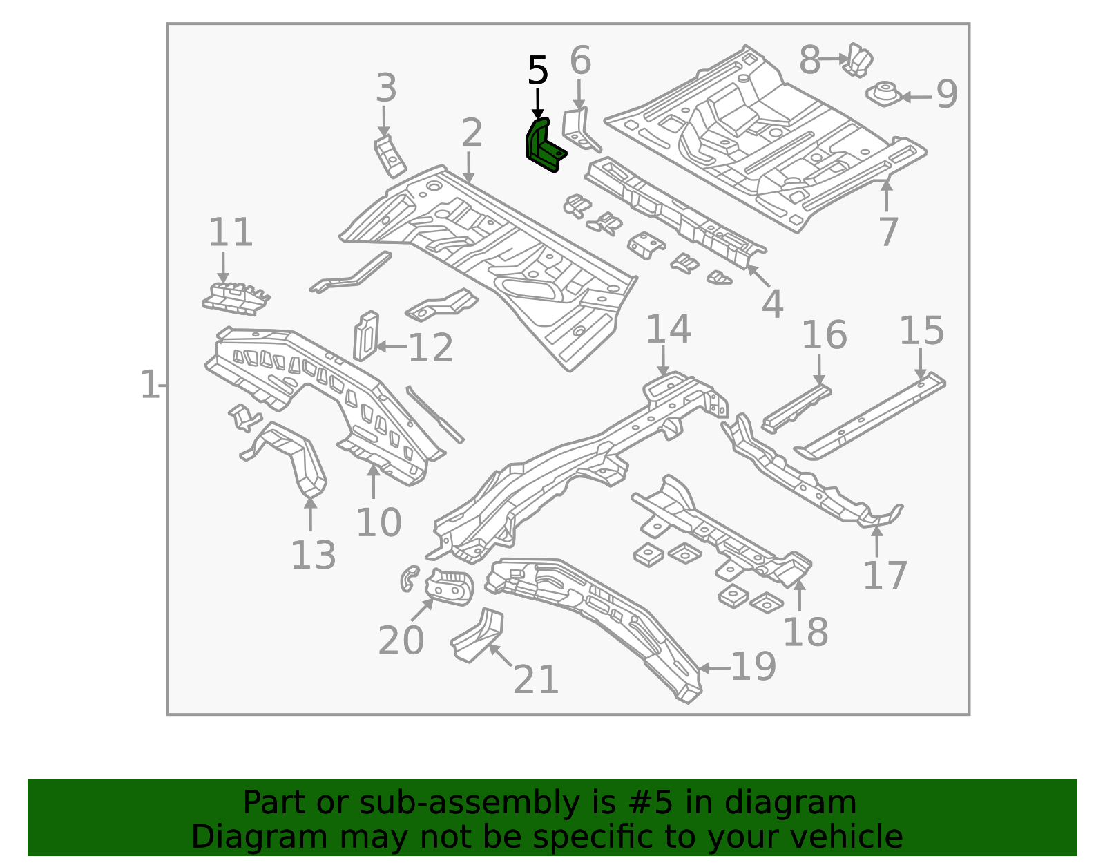 2024-2025 Hyundai Center Bracket 65556-BE000 | MotorMotor