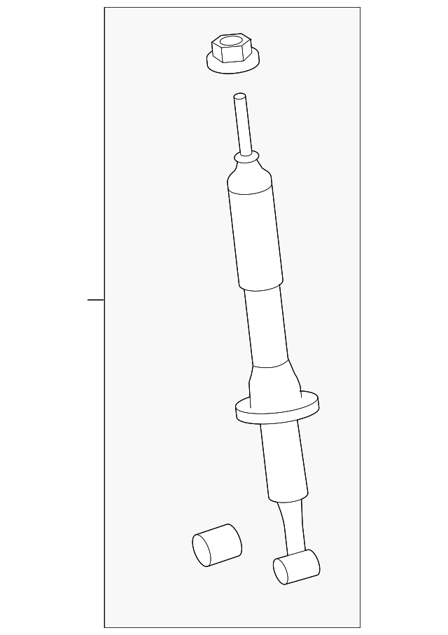 Genuine Toyota Shock Absorber part# 48510-80499 for 2010-2024 Toyota ...