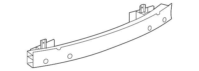 2011-2016 Chevrolet Rear Bumper Impact Bar 13423587 | Capital Chevy Parts
