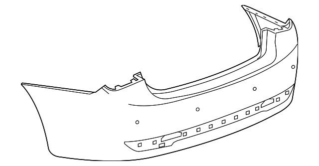 95217522 - Rear Bumper Cover 2011-2016 Chevrolet | Gateway Buick GMC Parts