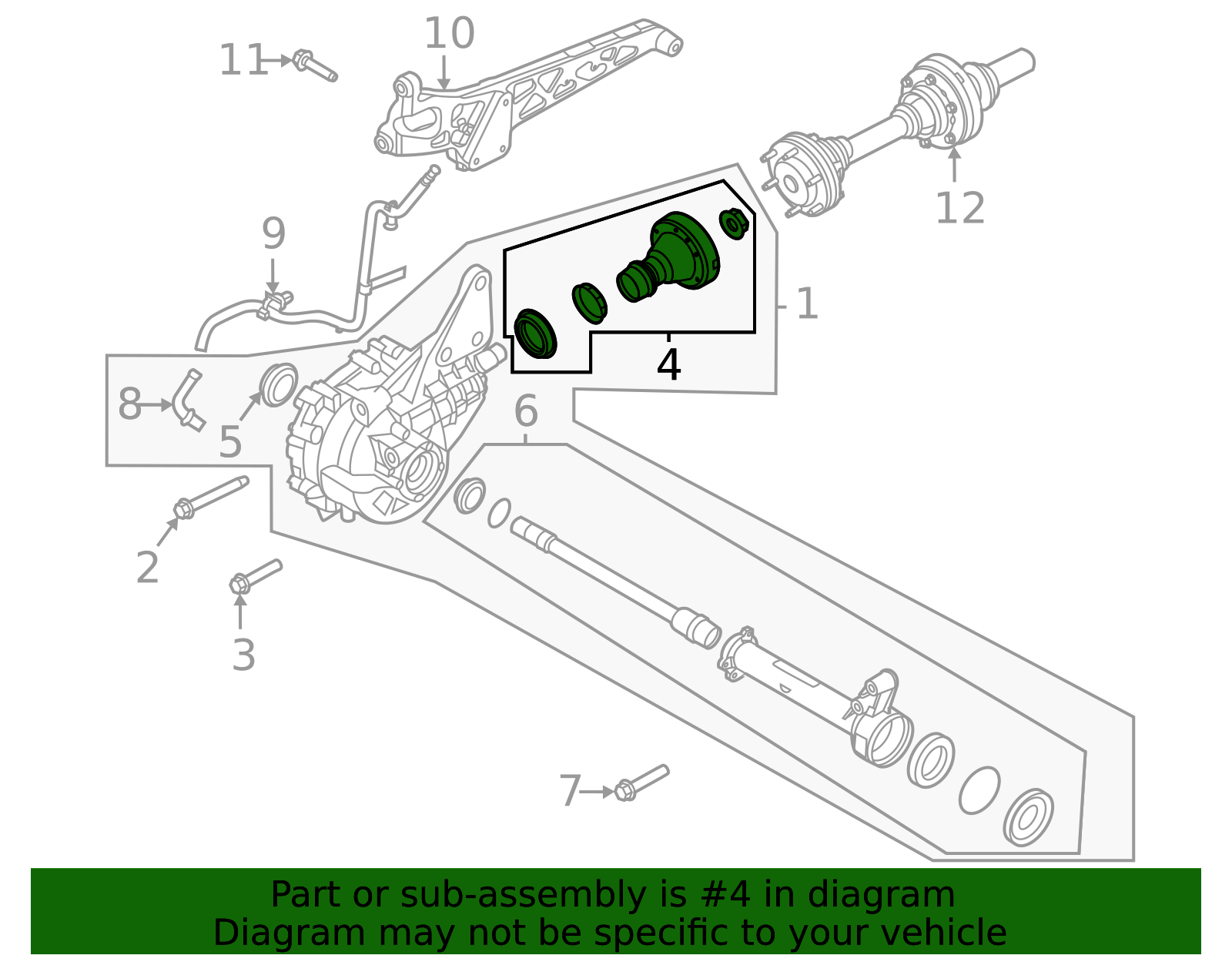 Drive Shaft Pinion Yoke Seal Kit LK4Z-4676-A | Ford OEM Parts Online