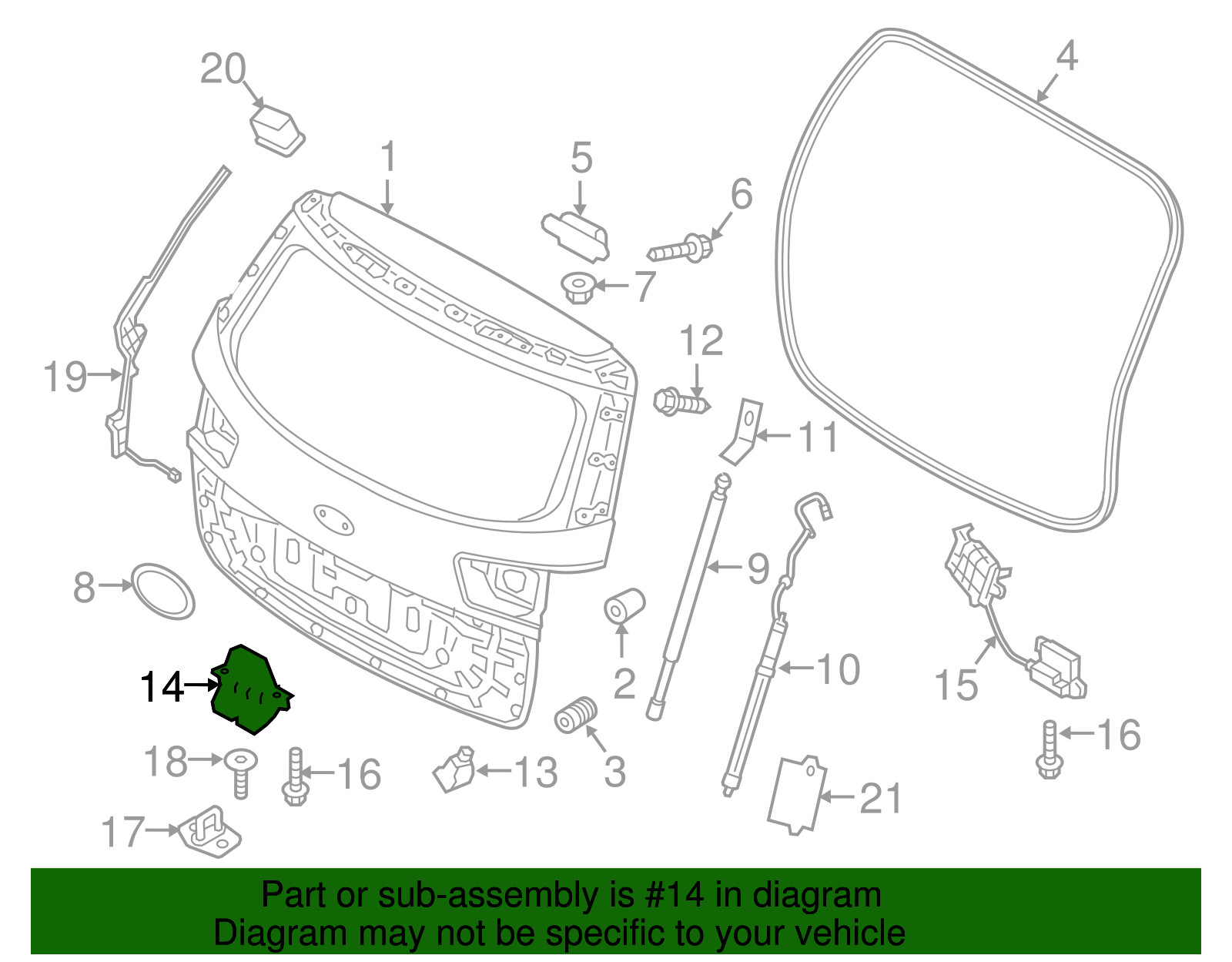 81230-3Z000 - Latch Assembly 2014-2021 Kia | Kia.Parts Store