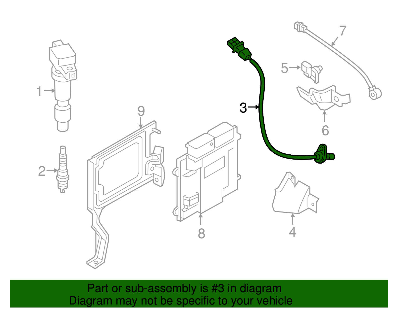 39180-2G000 - Crankshaft Position Sensor - 2015-2020 Hyundai | Joseph ...