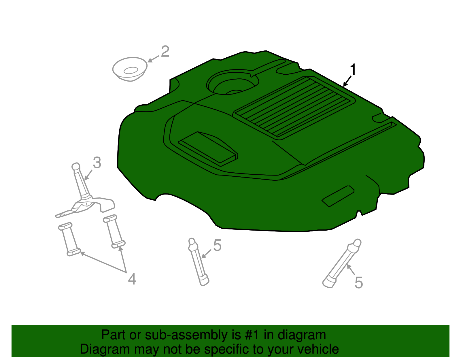 2016-2021 Land Rover Engine Cover LR062496 | OEM Parts Online