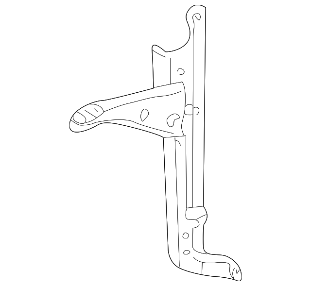 Genuine Toyota Lock Support part# 53208-02060 for 2003-2008 Toyota ...