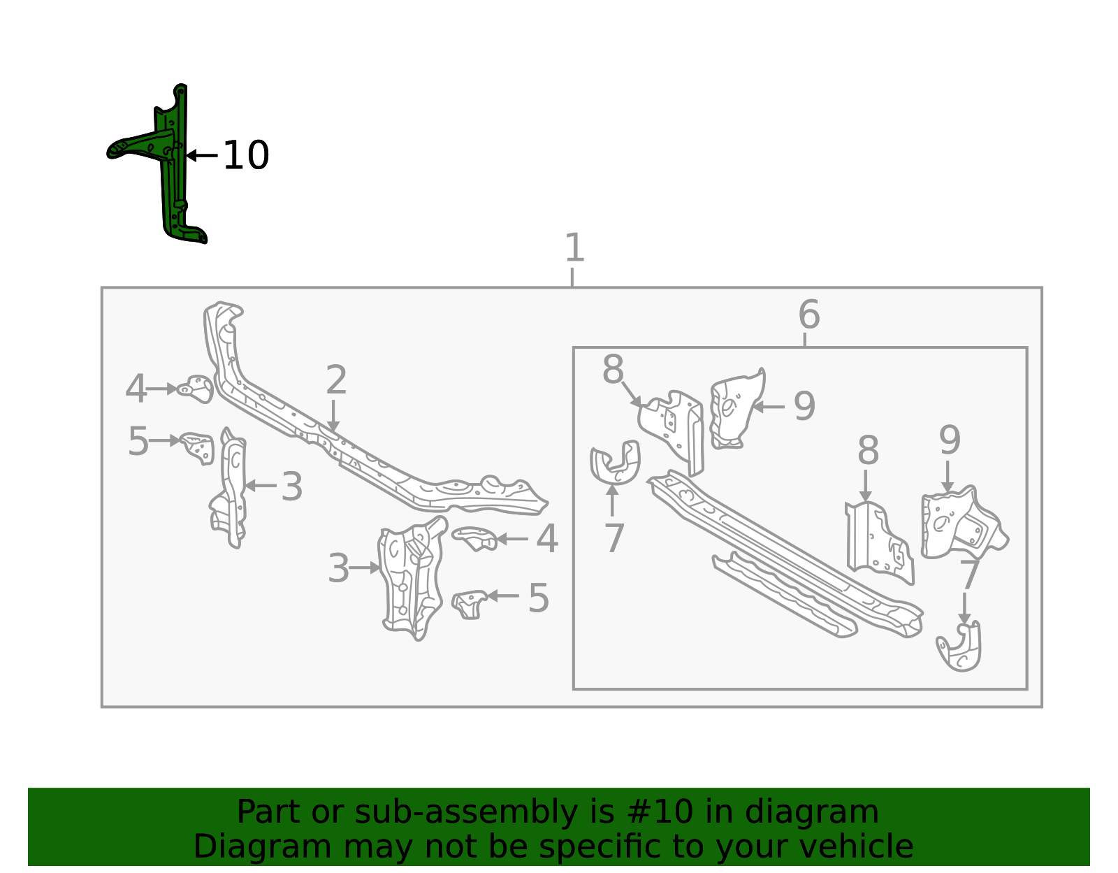Genuine Official Toyota Lock Support part# 53208-02060 for 2003-2008 ...