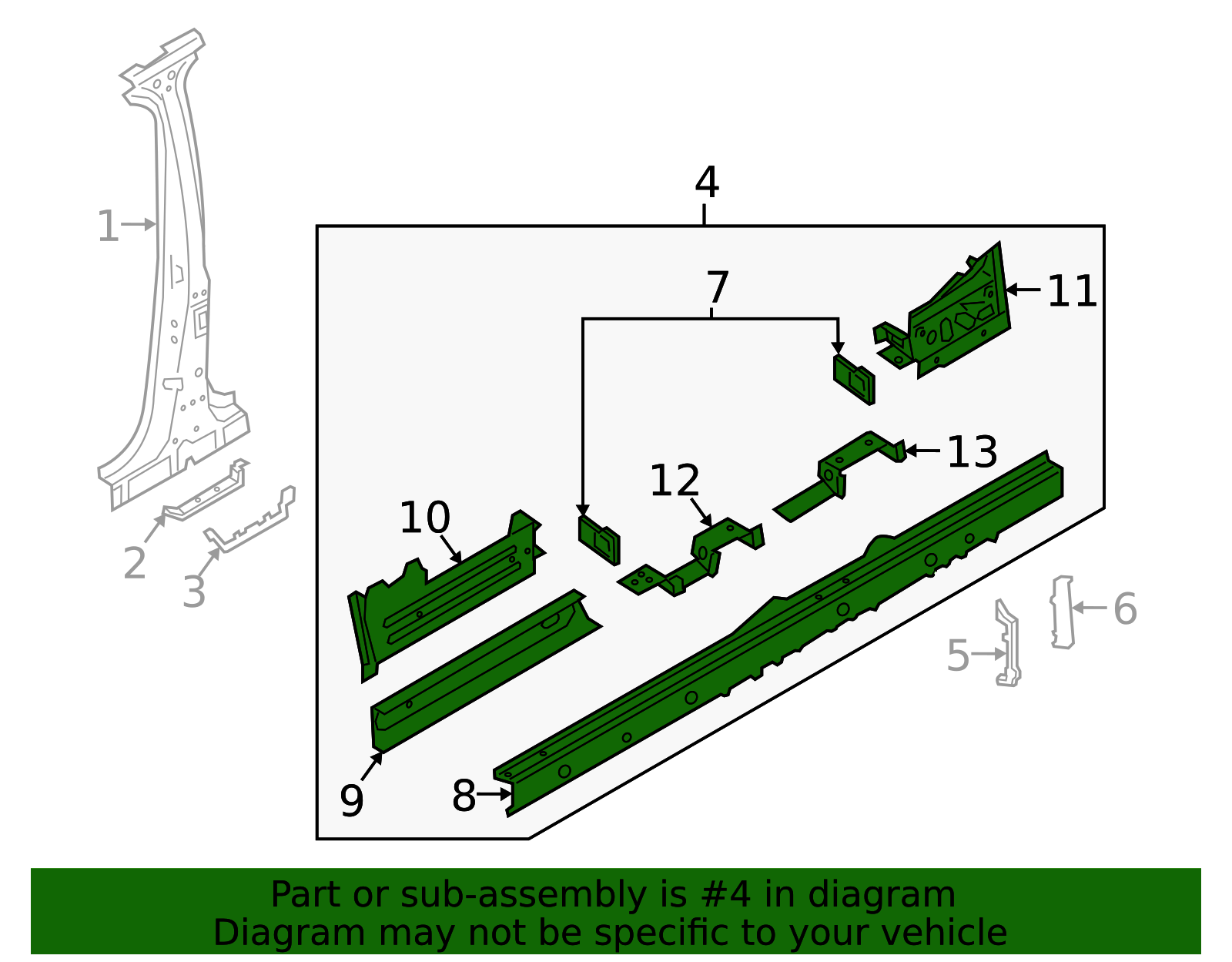4KE-809-377 - Rocker Panel Assembly 2019-2025 Audi | Audi OEM Parts Guy