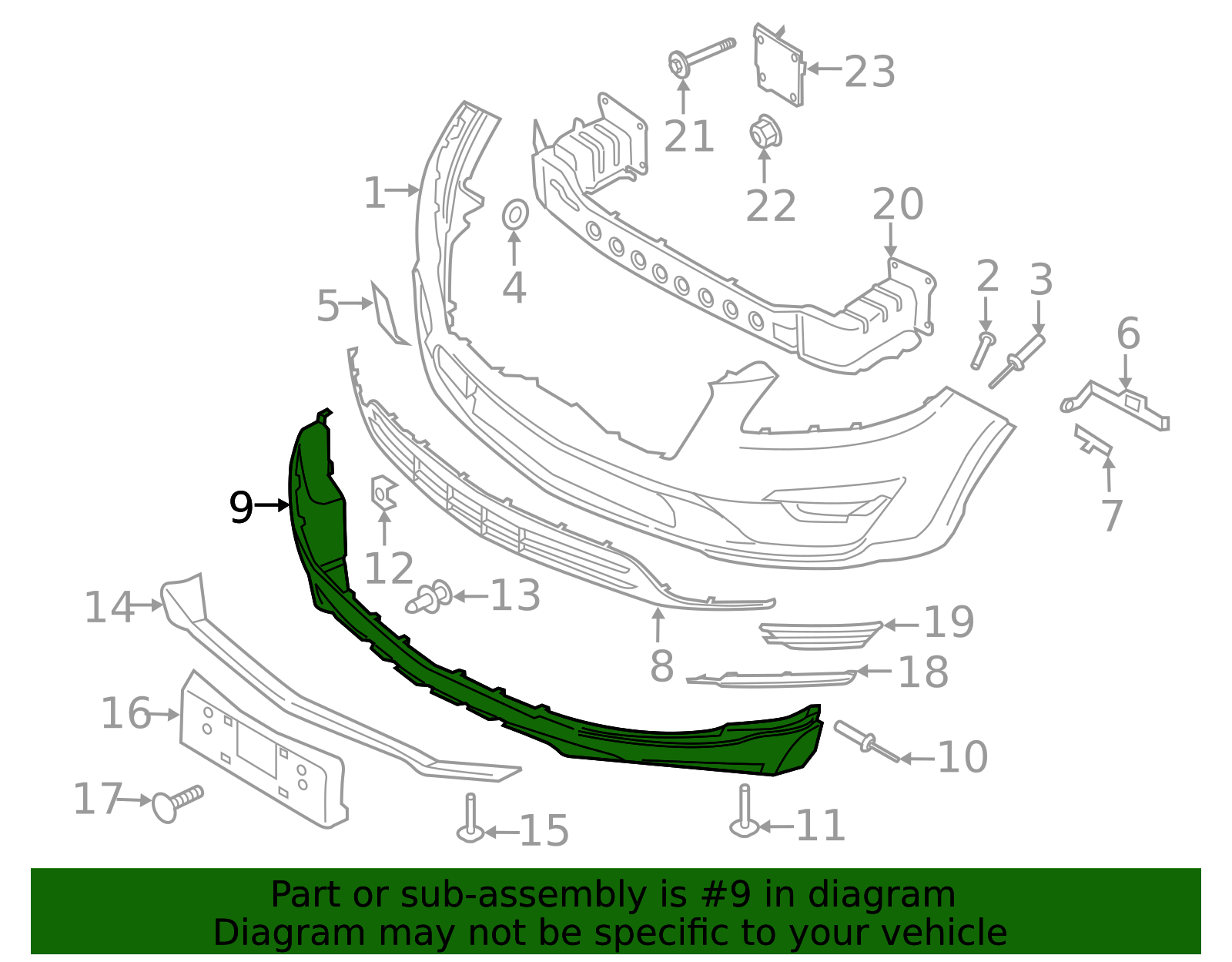 2019 Lincoln MKC Valance KJ7Z-17626-AA | Ford OEM Parts Outlet