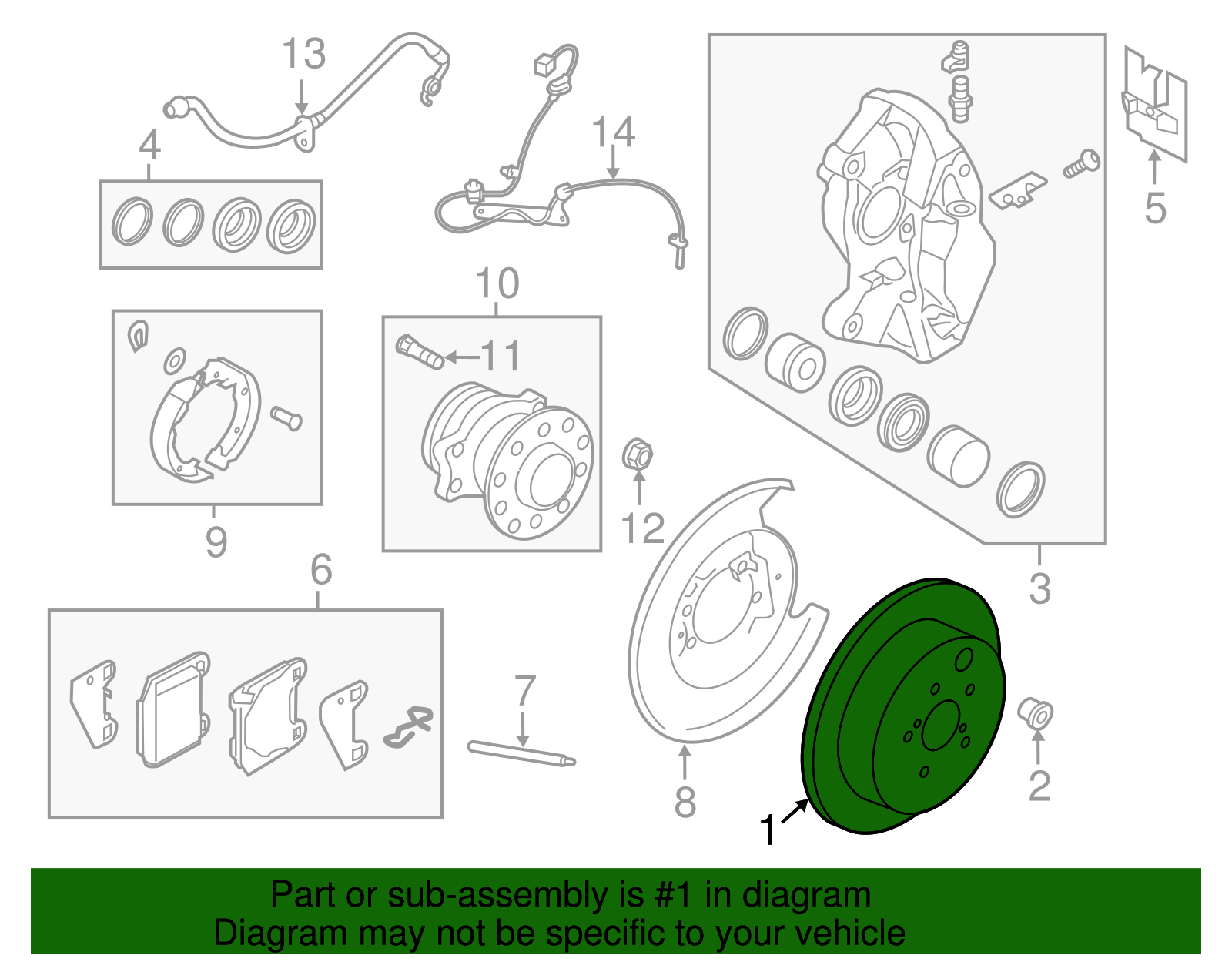 2017-2025 Subaru BRZ Disc Brake Rotor 26700CA000 | Subaru Parts Plus