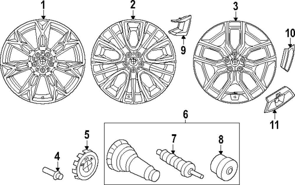 36-11-5-A19-DE6 - Wheel, Alloy 2023-2025 BMW | BMW Auto Parts Warehouse