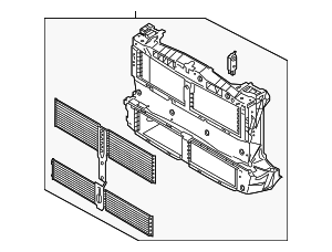 PZ1Z-5816146-D - Radiator Support 2020-2025 Ford | Ford Parts Direct