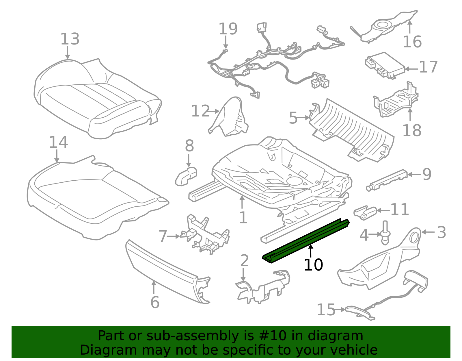 Seat Track Cover - Finish the Look of Your Seat Assembly | AutoNation Parts