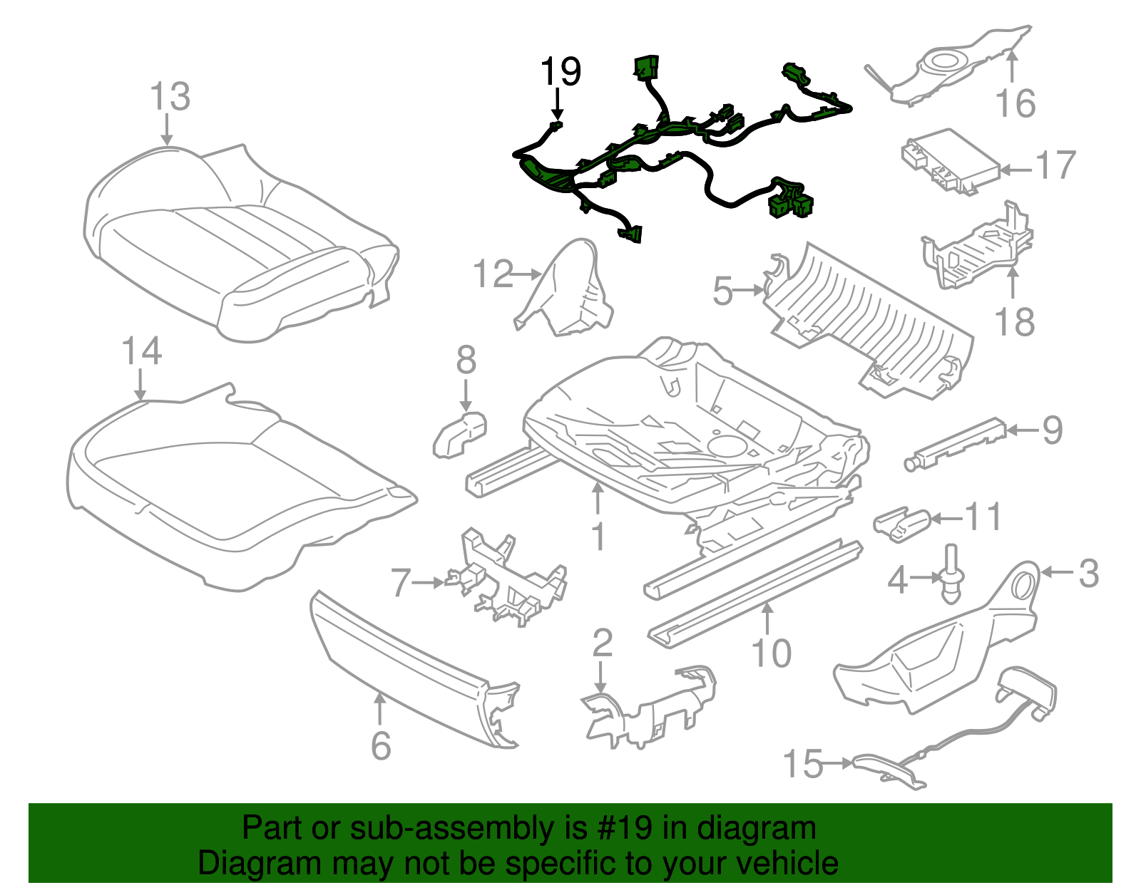 2022-2025 Porsche Macan Wire Harness 95B-971-363-FD | Sunset Porsche Parts