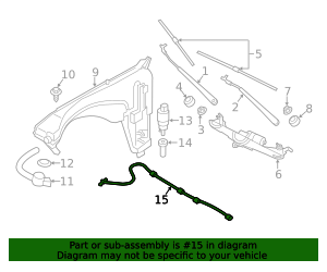 61-66-7-399-024 - Washer Nozzle - 2018-2024 BMW | BMW Parts Exchange