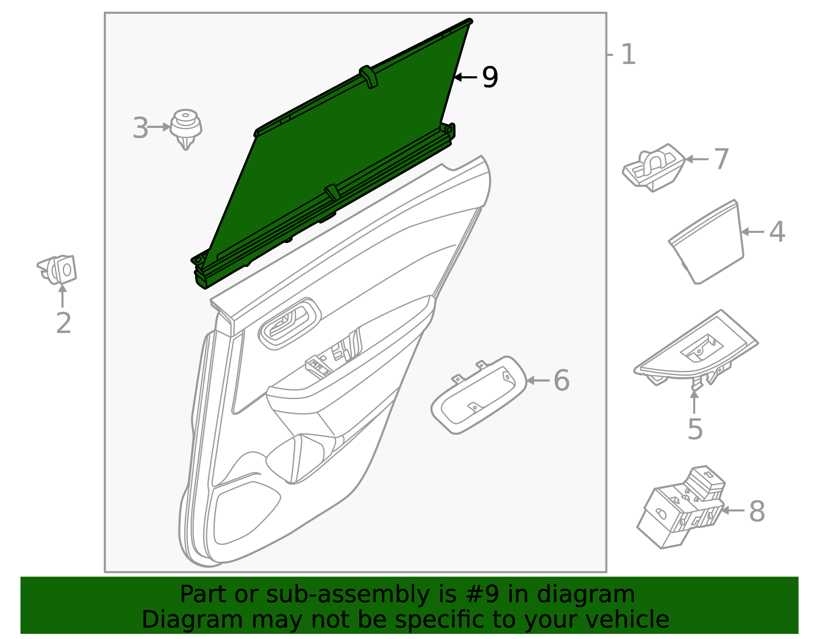 97513-6RA0C - Sunshade 2021-2025 Nissan Rogue | Official Nissan Parts Store