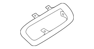 2021-2025 Nissan Rogue Handle Bezel 82683-6RA0B | My Nissan Part