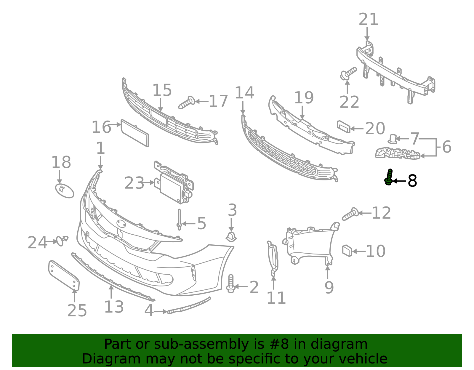 86579-3V000 - Side Bracket Screw 2017-2025 Kia | Kia.Parts Store