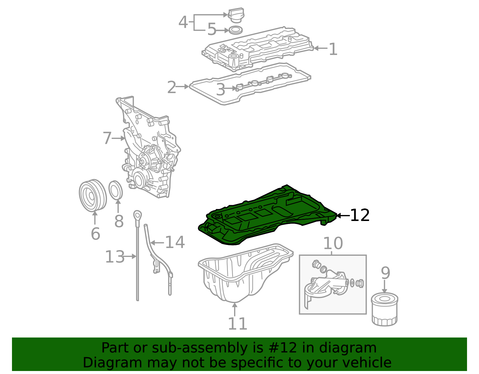 Oil Pan 12101-75140 | Toyota OEM Parts Online