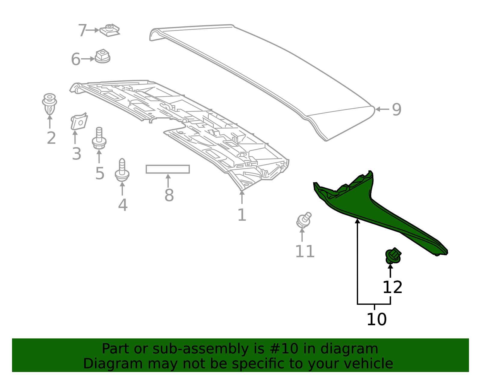 2019-2025 Toyota Side Spoiler 76088-0R050 | Lithia Toyota Parts