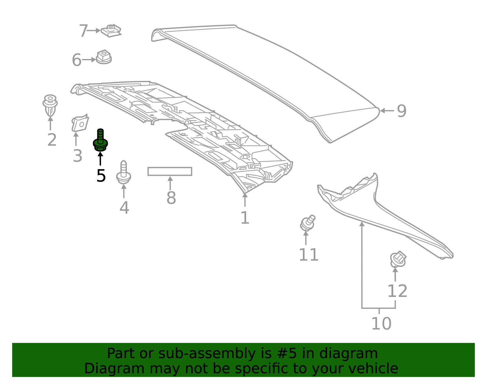 90119-06993 - Spoiler Bolt - 2013-2025 Toyota | OEM Genuine Toyota Parts