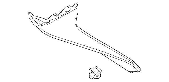 2019-2025 Toyota Side Spoiler 76088-0R010 | Toyota Parts Center