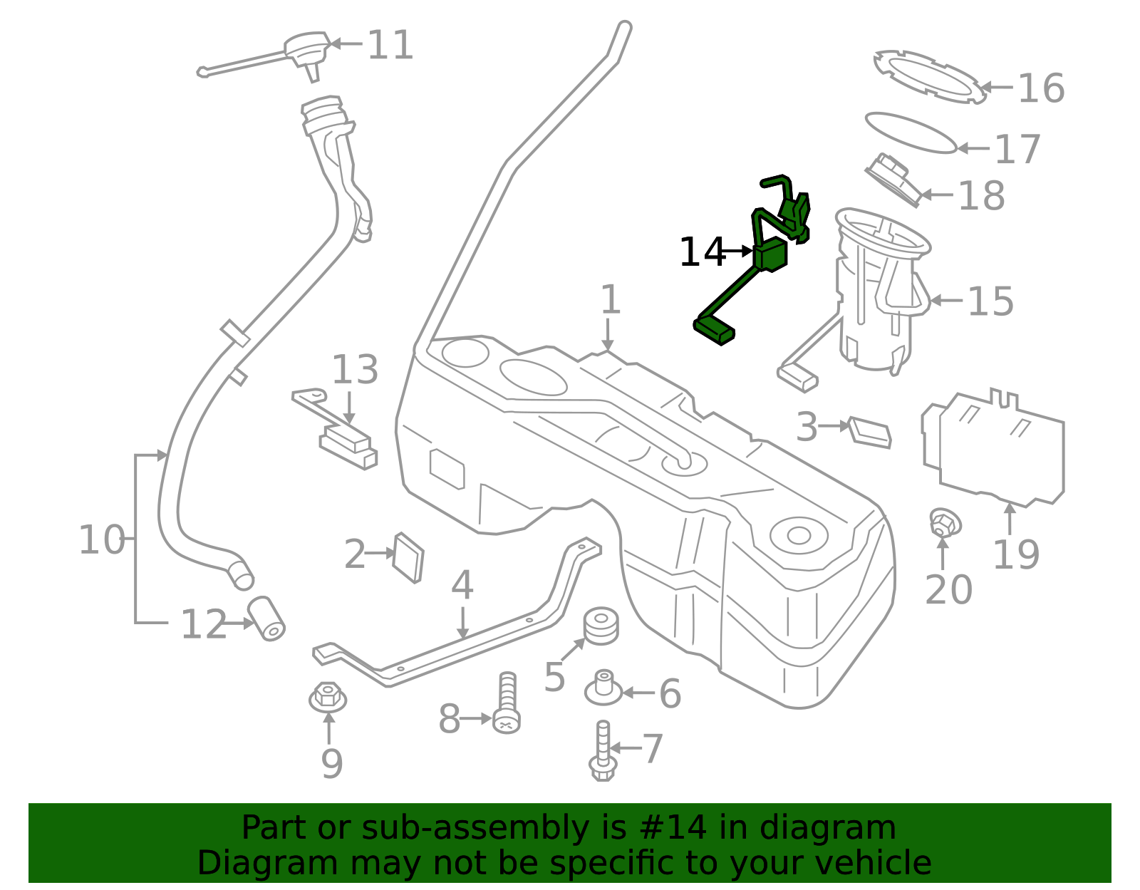 16-11-7-285-450 - Sending Unit 2011-2018 BMW | BMW Auto Parts Warehouse