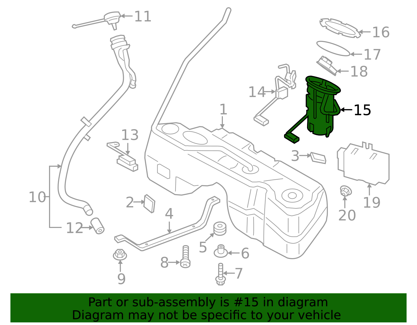 16117319502 - Fuel Pump 2012-2018 BMW | Genuine BMW Parts