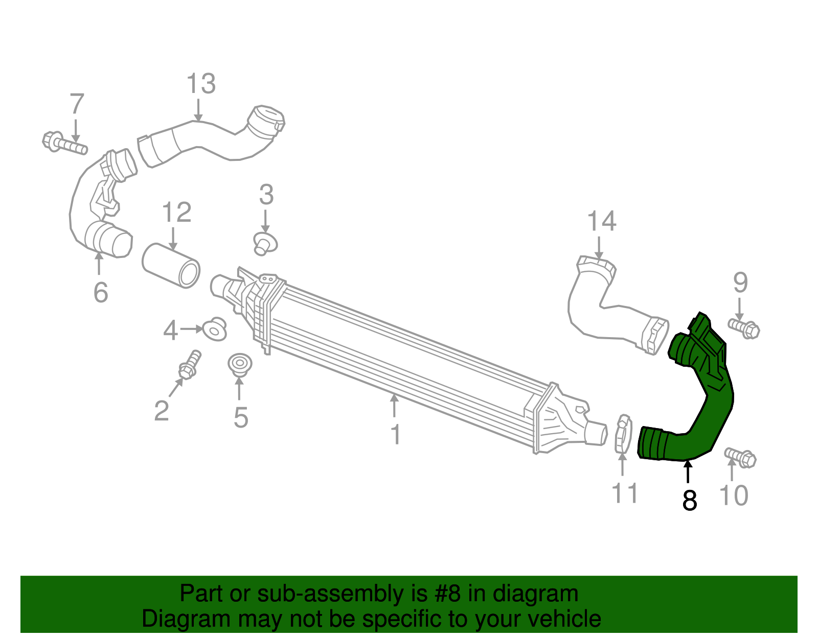2016-2019 Infiniti Outlet Tube 14460-4GC0C | Infiniti of Nashua