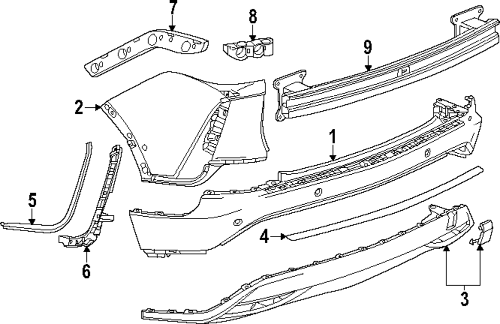 2024-2025 Cadillac LYRIQ Outer Molding 84801177 | Capital Chevy Parts