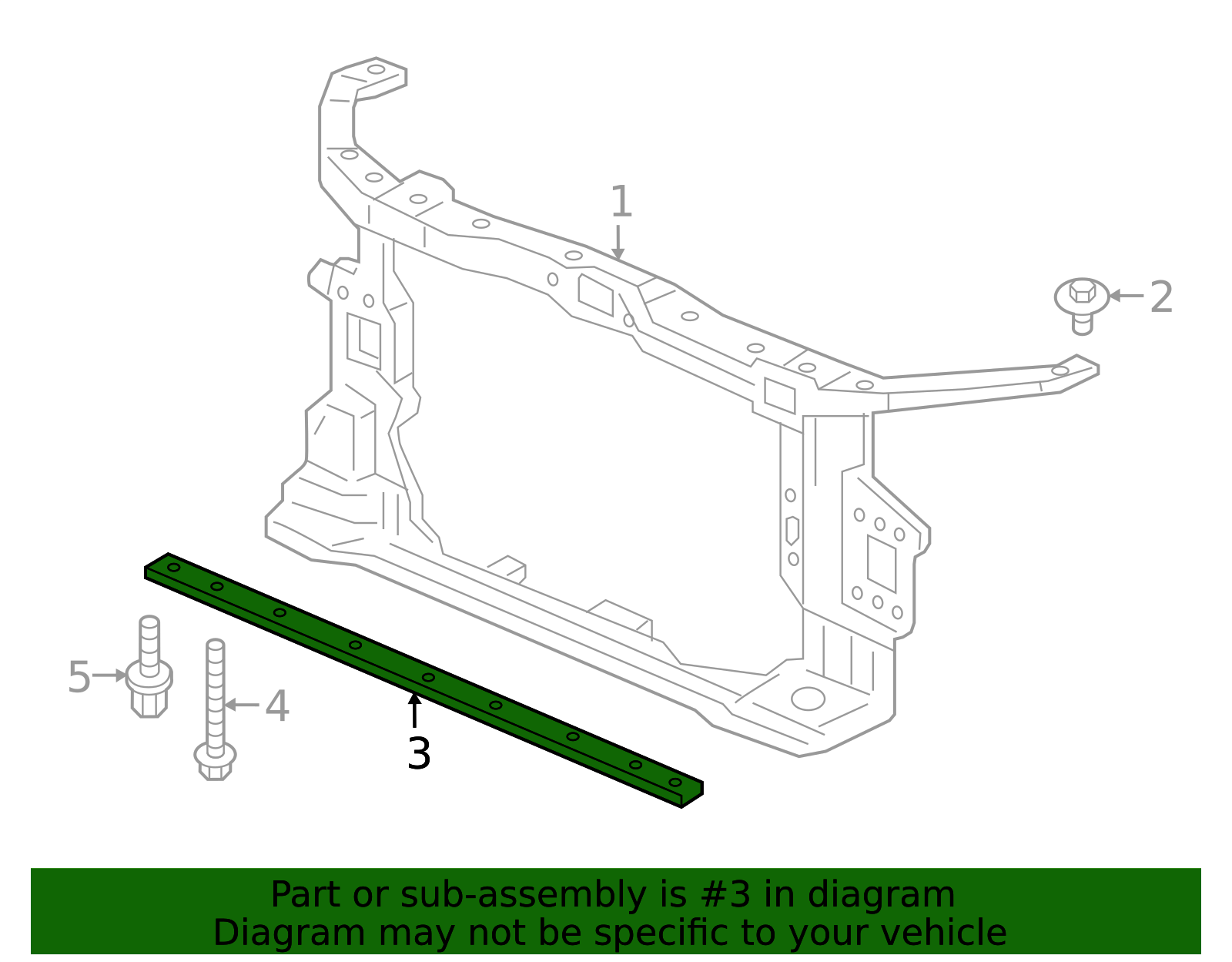 71430-TBA-A00 - Brace Front Sub-Frame (Front) - 2016-2020 Honda Civic ...