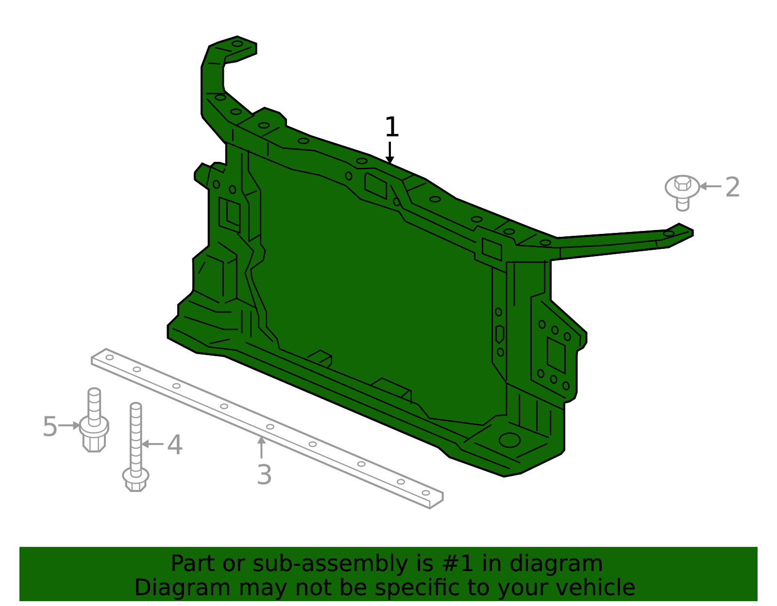 71410-TBA-A02 - Radiator Support 2019-2021 Honda Civic | Honda Parts Online