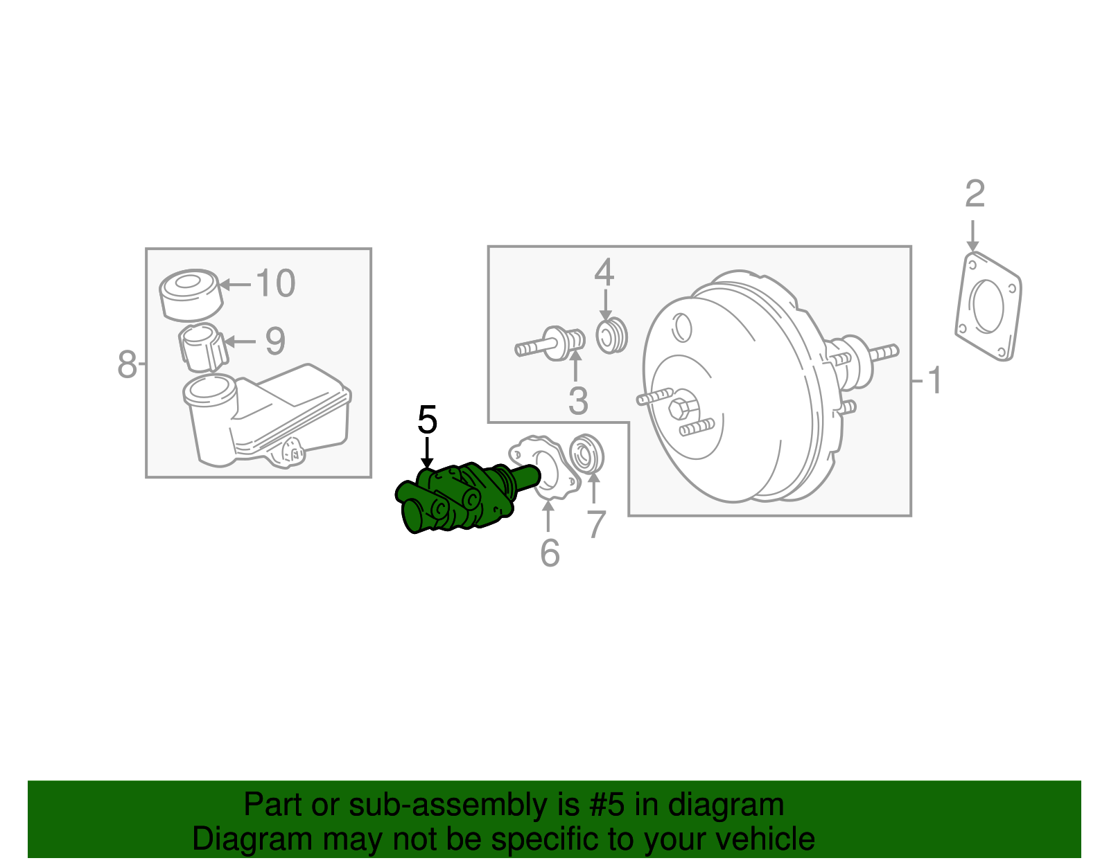 2004-2006 Scion Master Cylinder 47207-52041 | Toyota Parts Center
