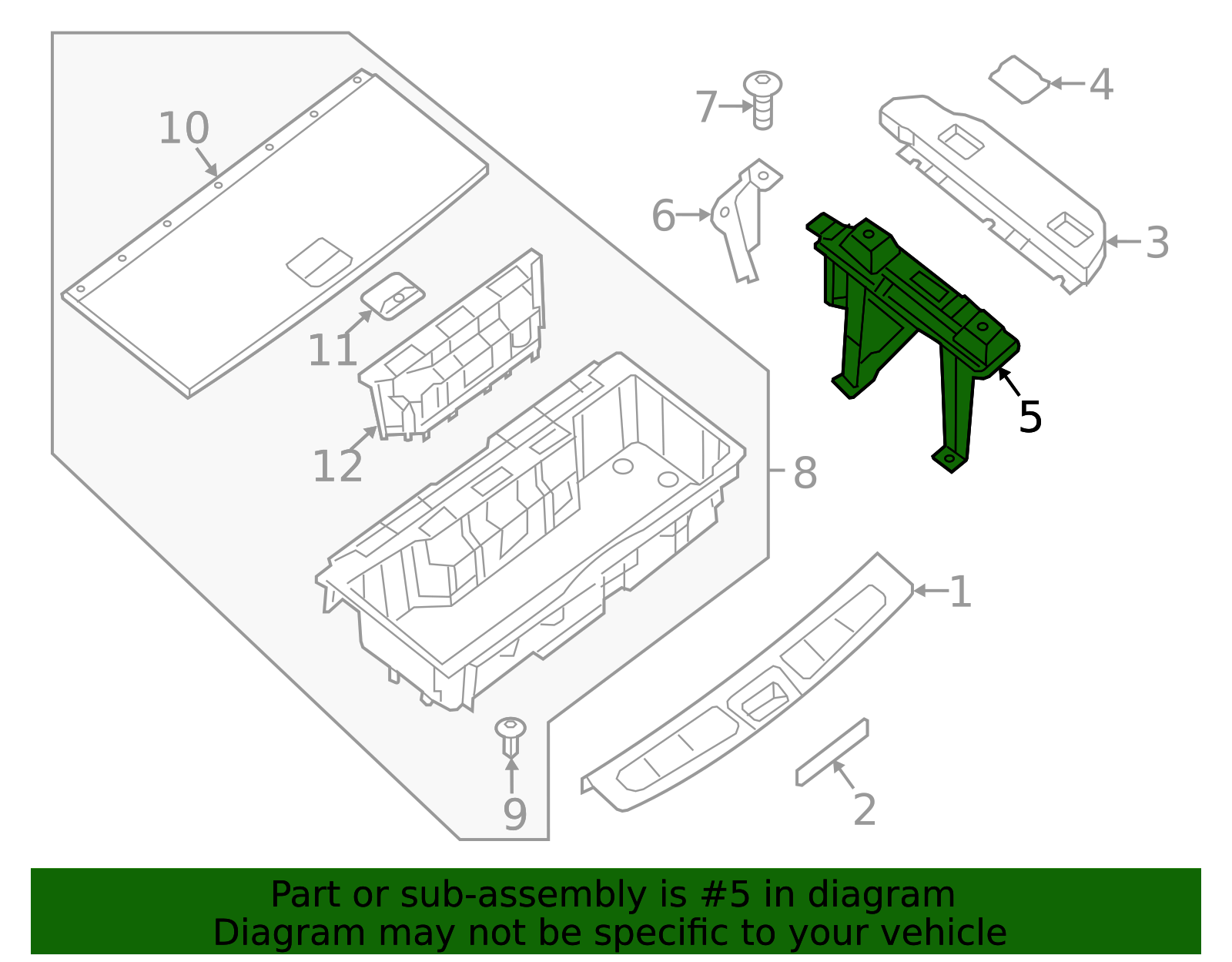 84965-3JA0A - Support Bracket 2013-2020 Nissan Pathfinder | Official ...