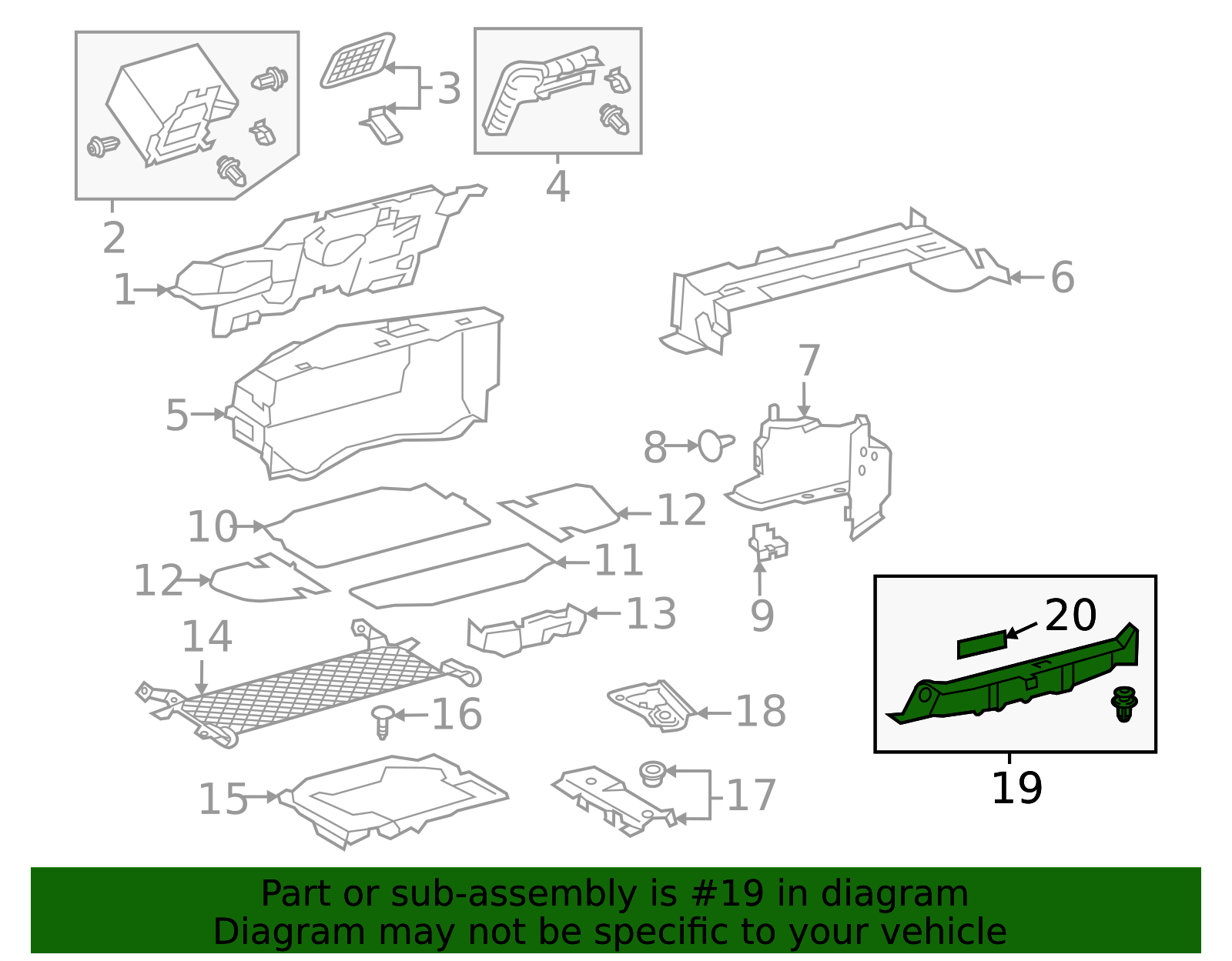 58387-50040-C0 - High-Quality Trunk Trim Scuff Plate for 2018-2025 ...