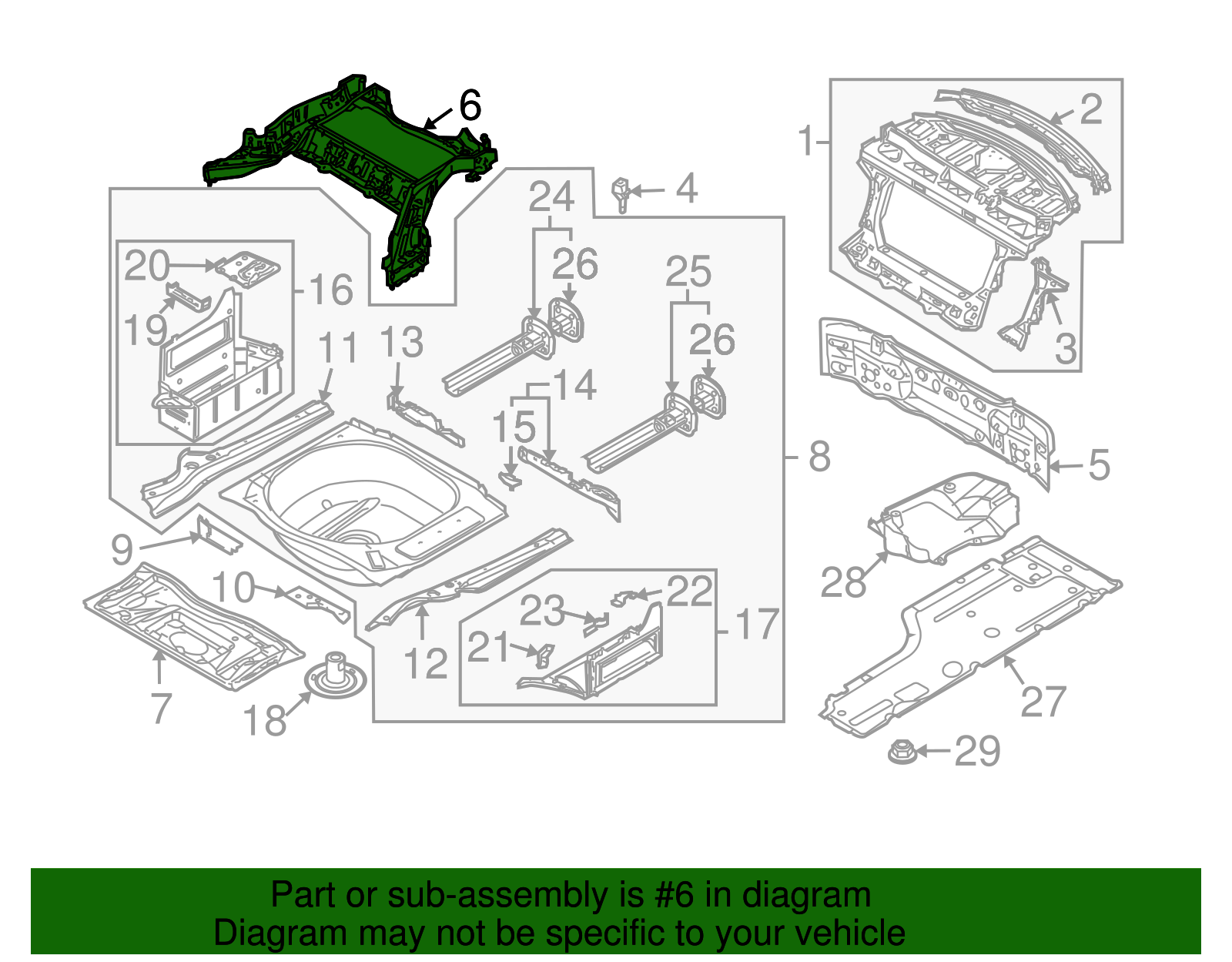 41-11-7-111-237 - Frame Assembly - 2004-2010 BMW | BMW Parts Exchange