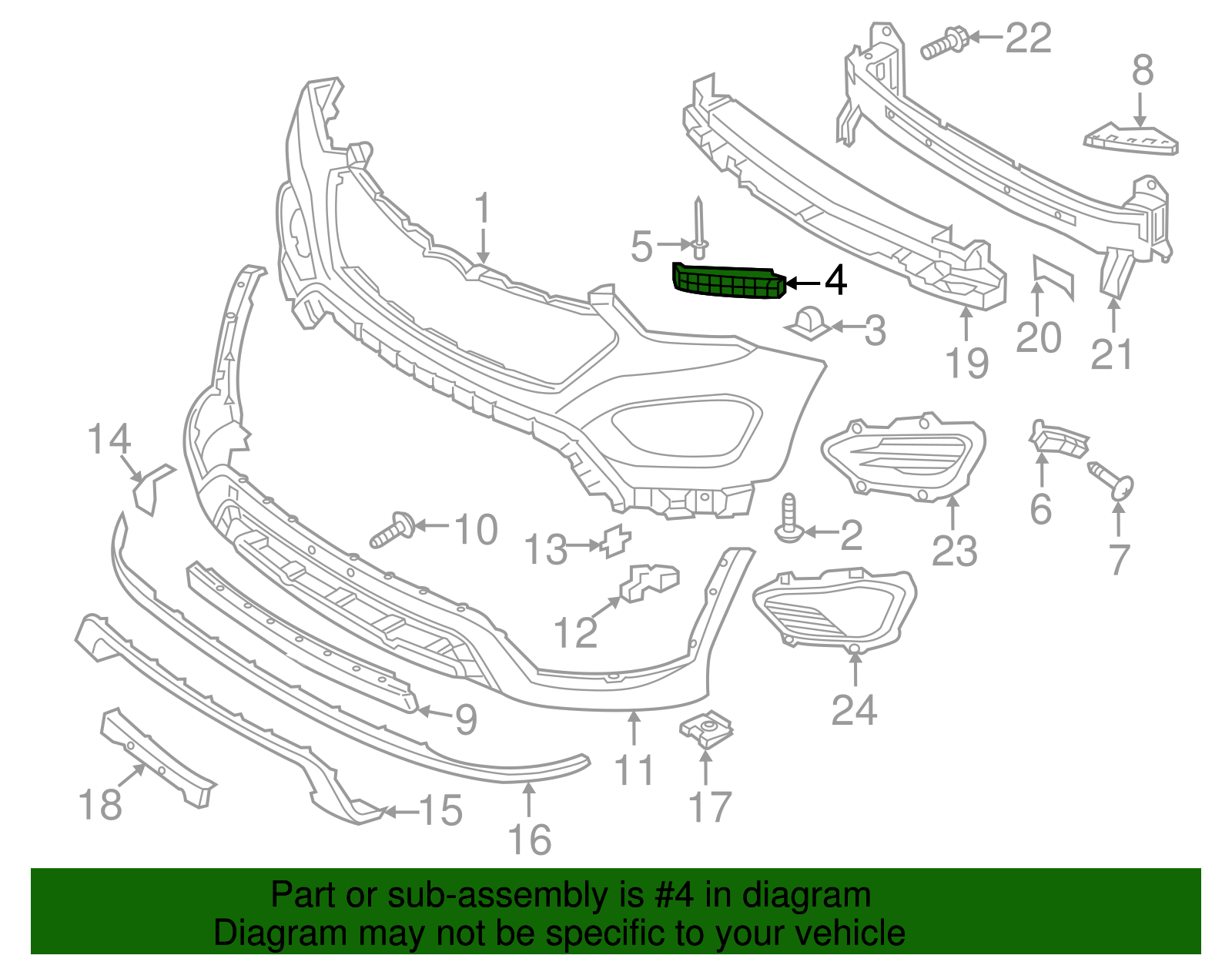 Hyundai - 86528-B8000 - Outer Bracket - 2013-2016 Hyundai Santa Fe ...