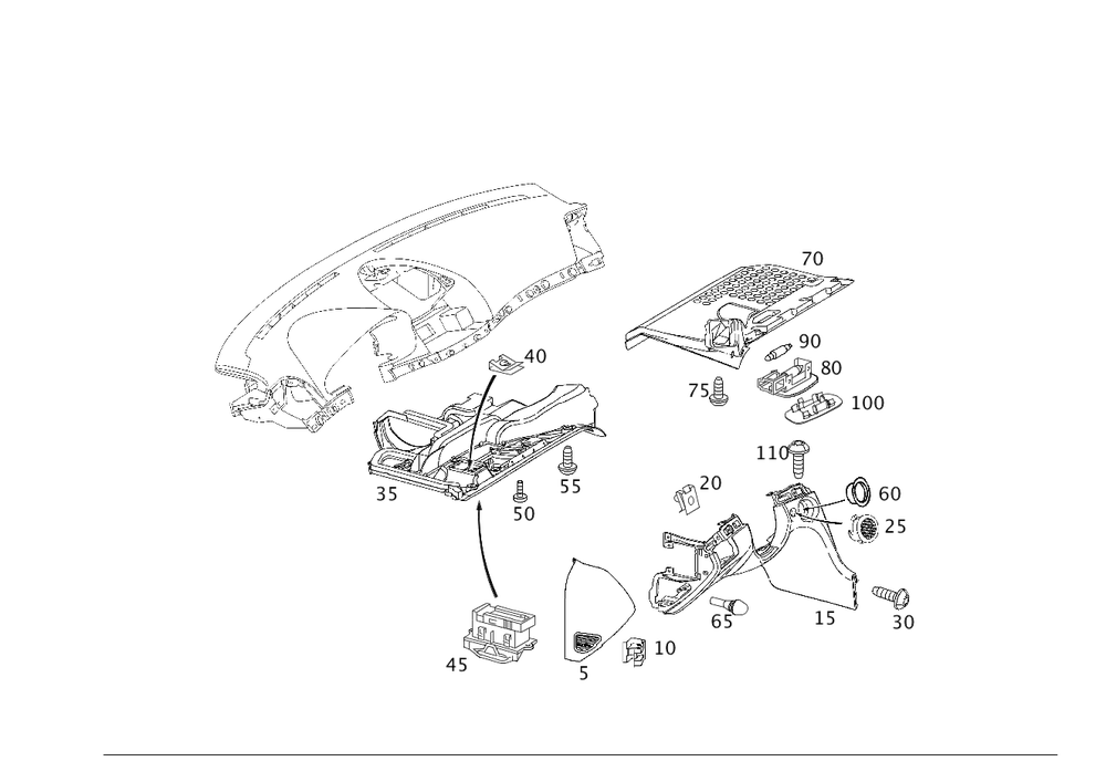 208-680-04-65-7C45 - Trim Ring 1960-2021 Mercedes-Benz | Mercedes-Benz ...