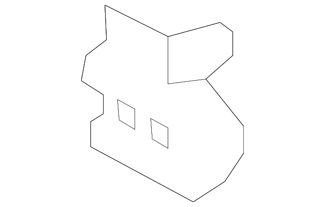 Genuine Toyota Fender Apron Extension part# 53813-0R030 for 2013-2018 ...