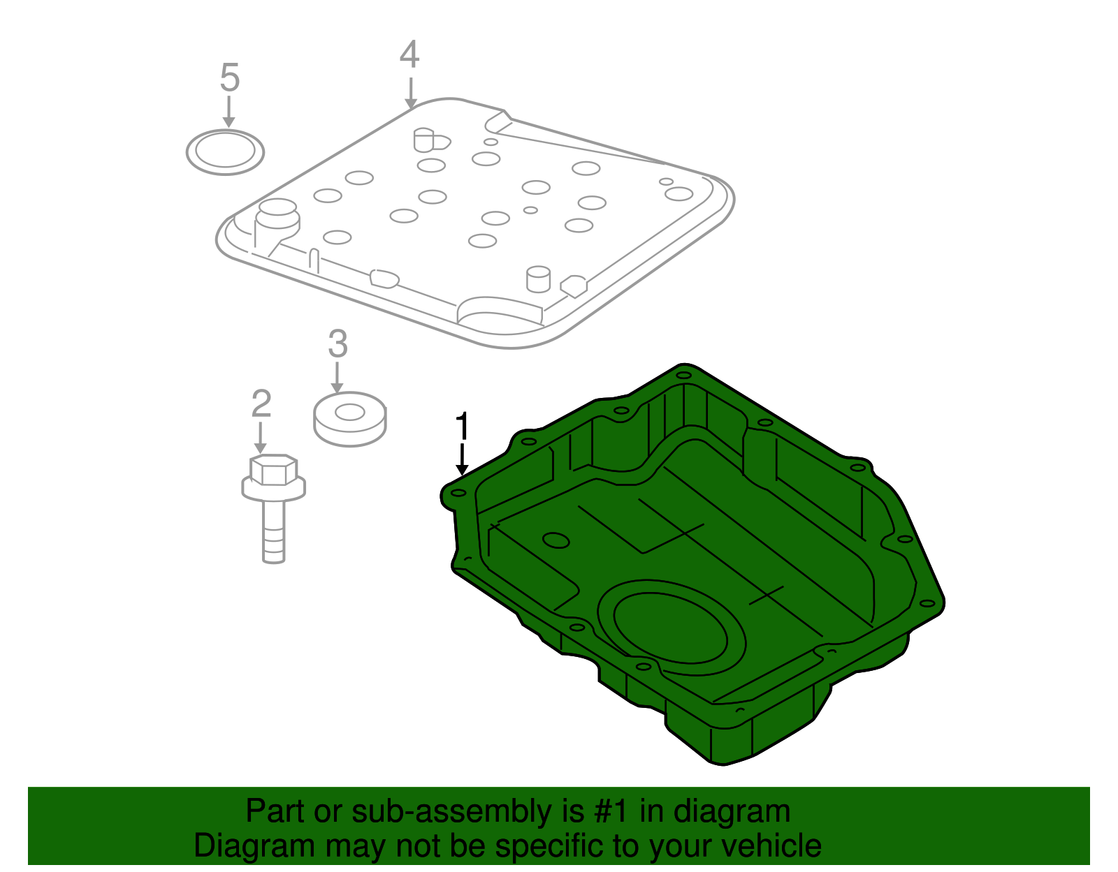 2007-2012 Mopar Trans Pan 52852912AC | Mopar Parts Canada
