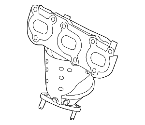 28510-3L320 - Catalytic Converter With Integrated Exhaust Manifold 2018 ...