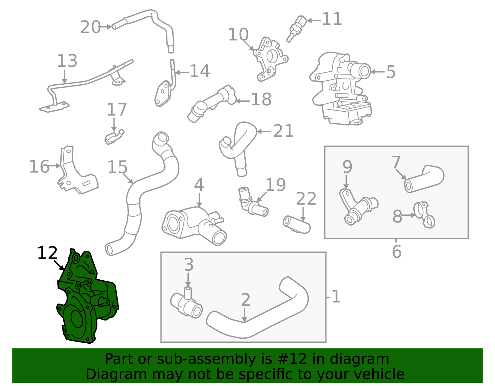 16323-F0040 - High-Quality Engine Coolant Inlet Flange for AutoNation Parts