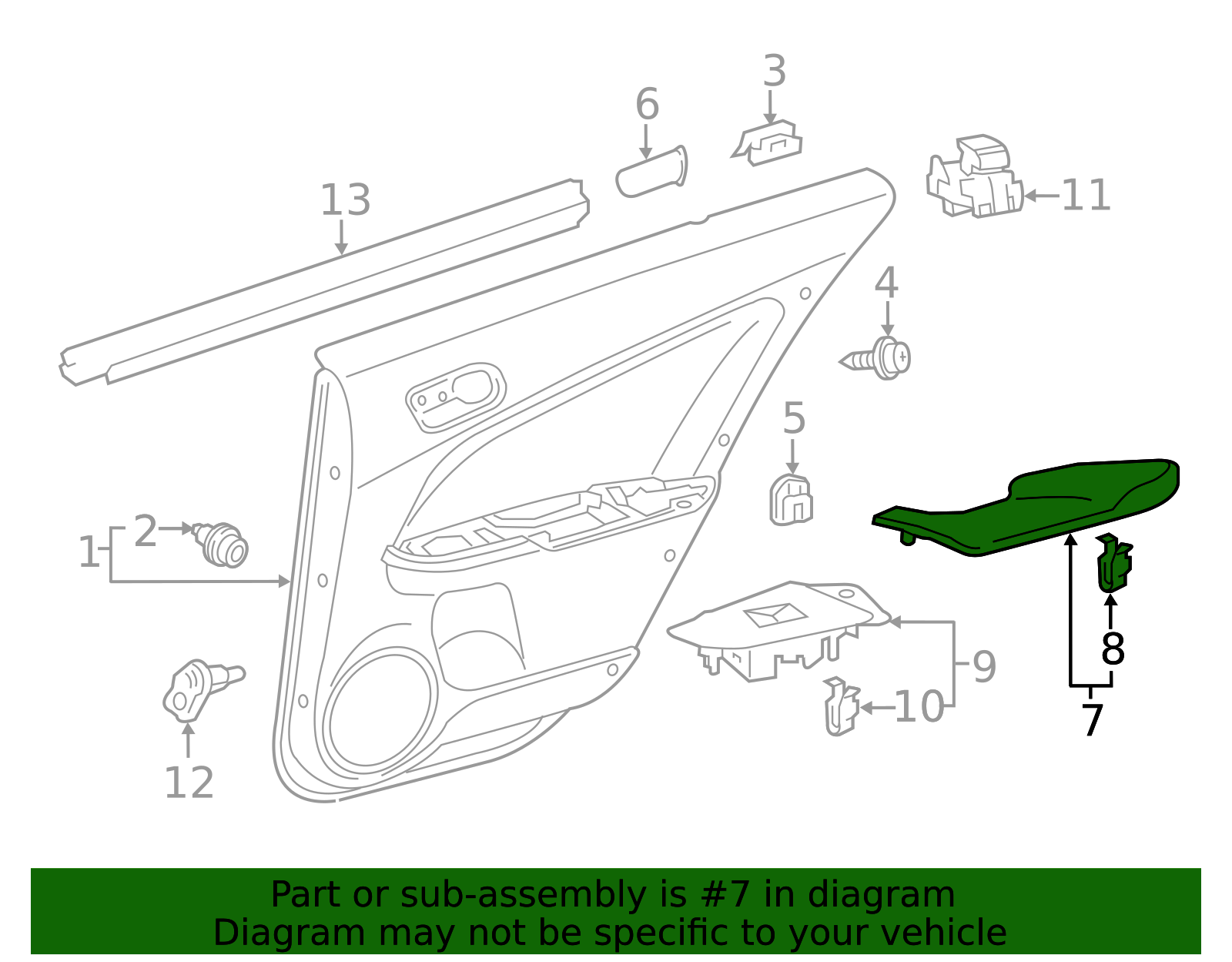 2016-2022 Toyota Armrest 74260-47010-C0 | MotorMotor