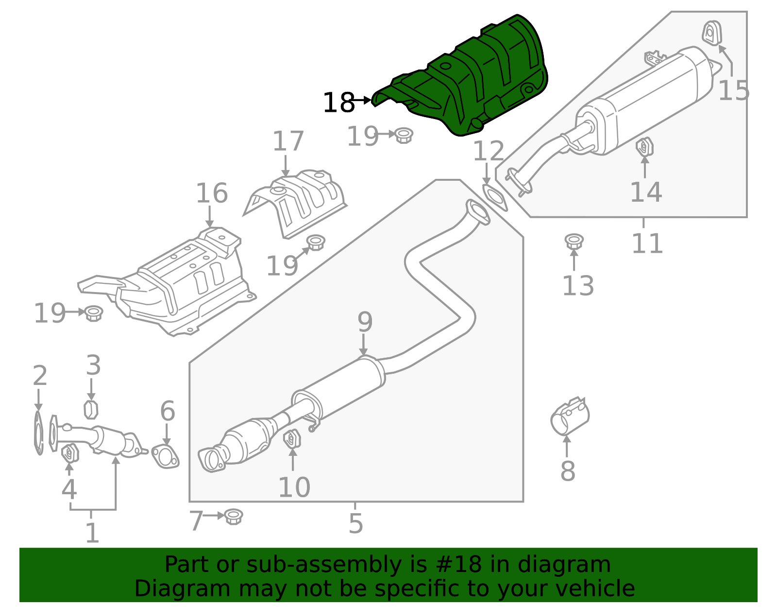 2021-2025 Hyundai Elantra Heat Shield 28795-AA000 | QuirkParts