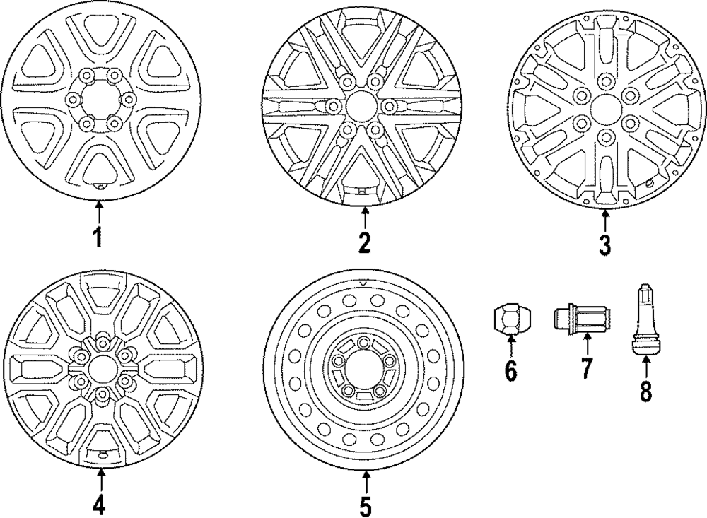 Toyota Wheel, Alloy Part# 4260d0c030 | Toyota of Colorado Springs