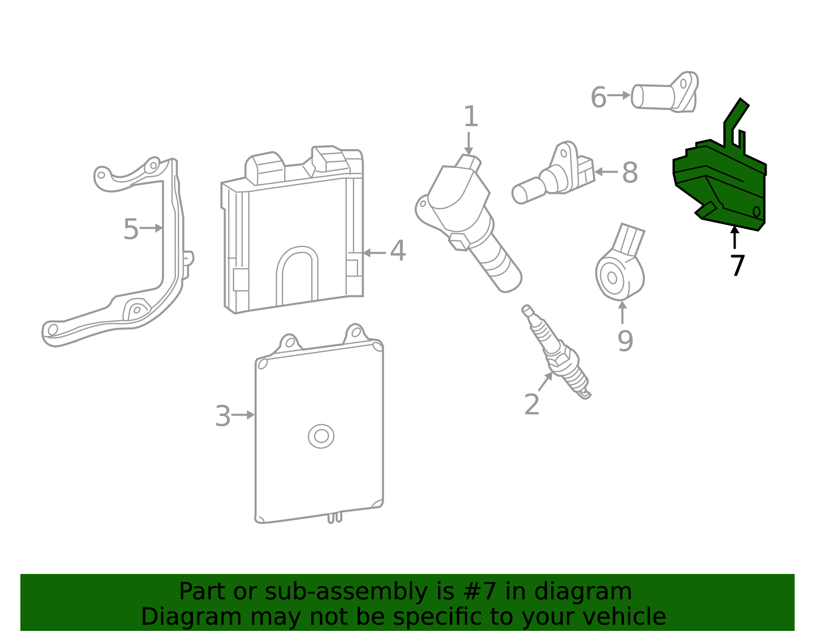 37501-R1A-A10 - Crankshaft Sensor Cover Honda Parts Online