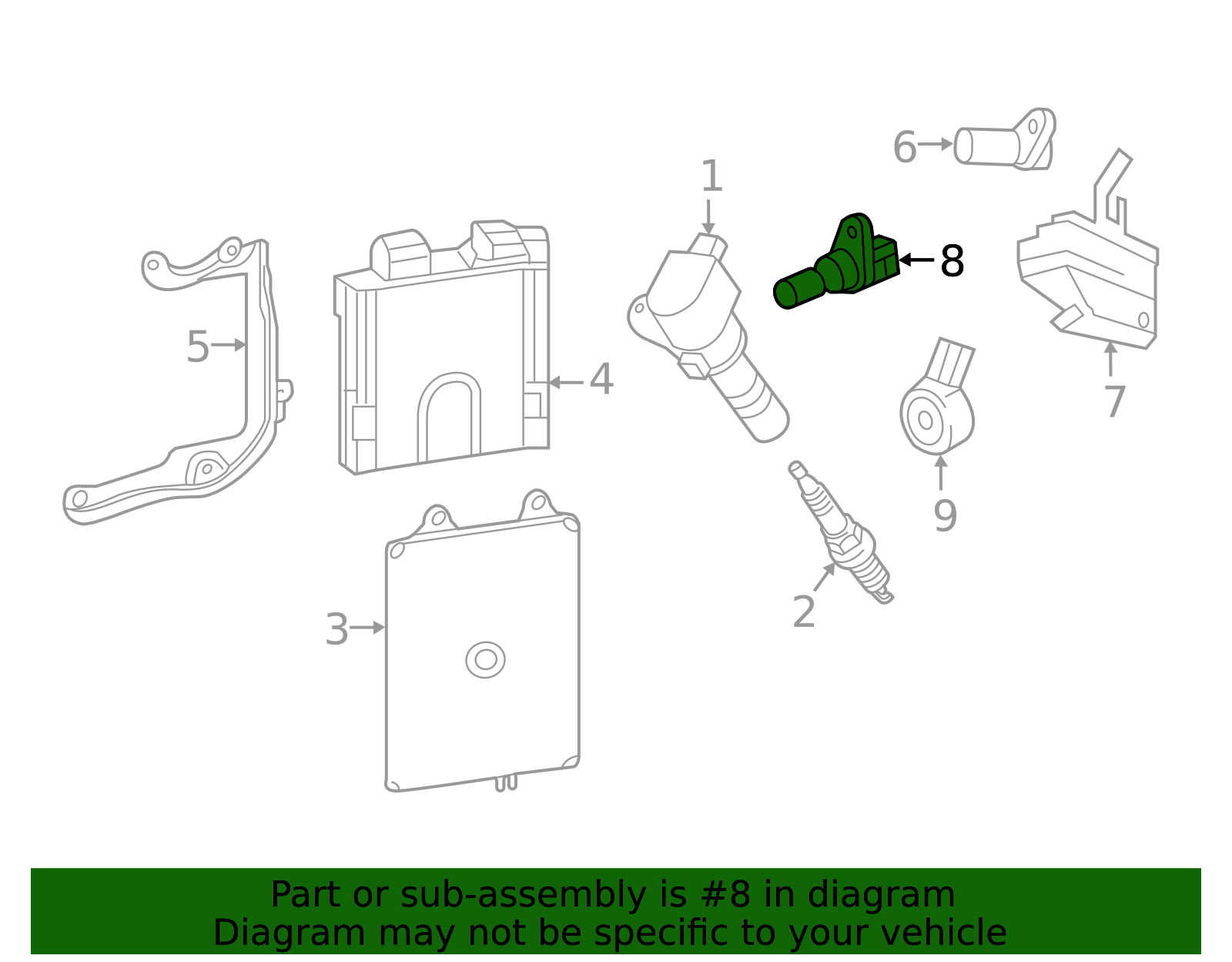 37510-RNA-A01 - Engine Camshaft Position Sensor Honda Parts Online